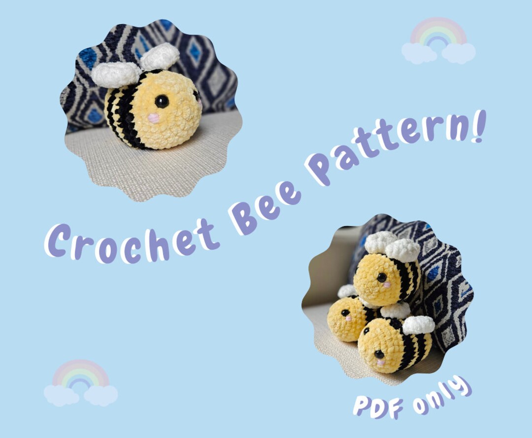 Crochet Bee PATTERN PDF File - Reynbowcreations - Etsy