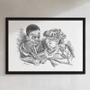 Black Art | Bob Marley | Hand Drawn Portrait | African American Artist ...