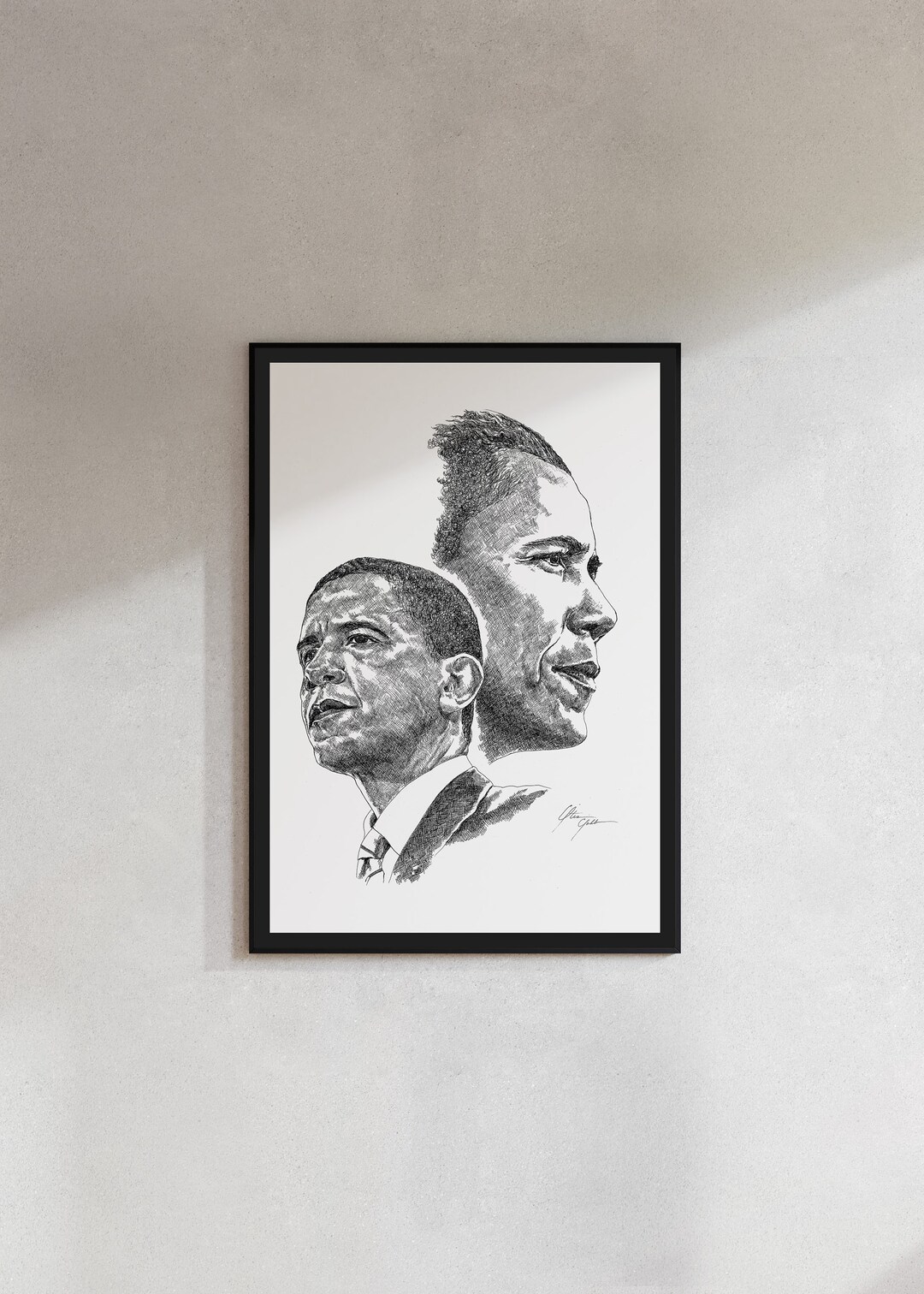 Black Art | Barack Obama Portrait | African American Artist | Otis Cobb ...