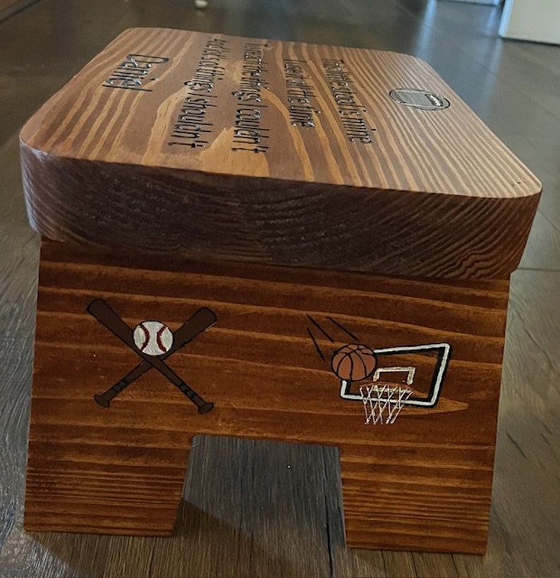 Kids Stool, Toddler Stool, Customizable Stool, Engraved Stool, Bathroom ...