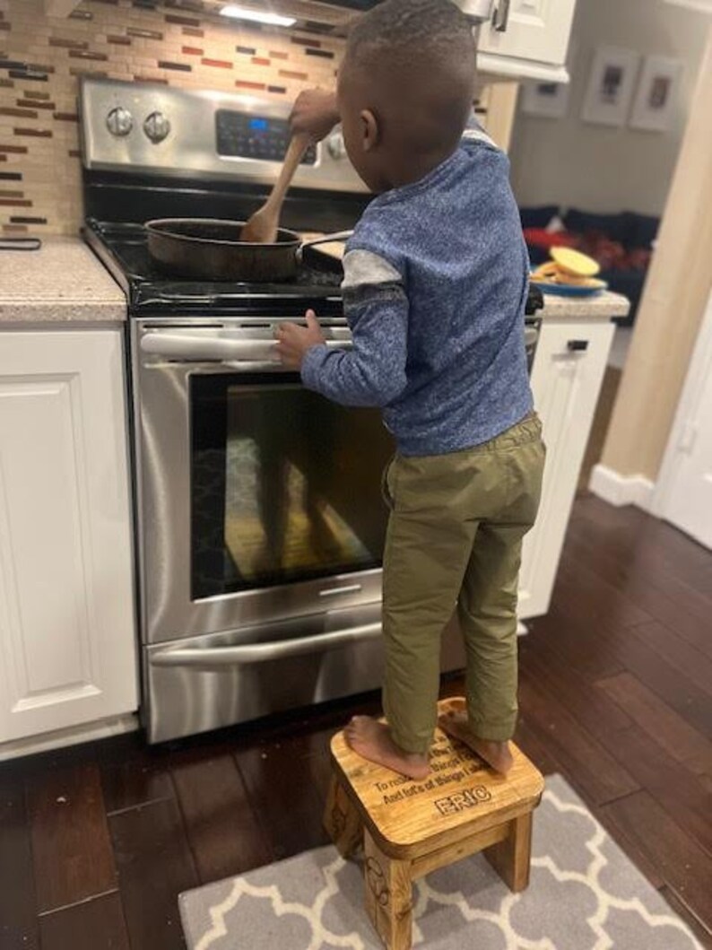 Kids Stool, Toddler Stool, Customizable Stool, Engraved Stool, Bathroom ...