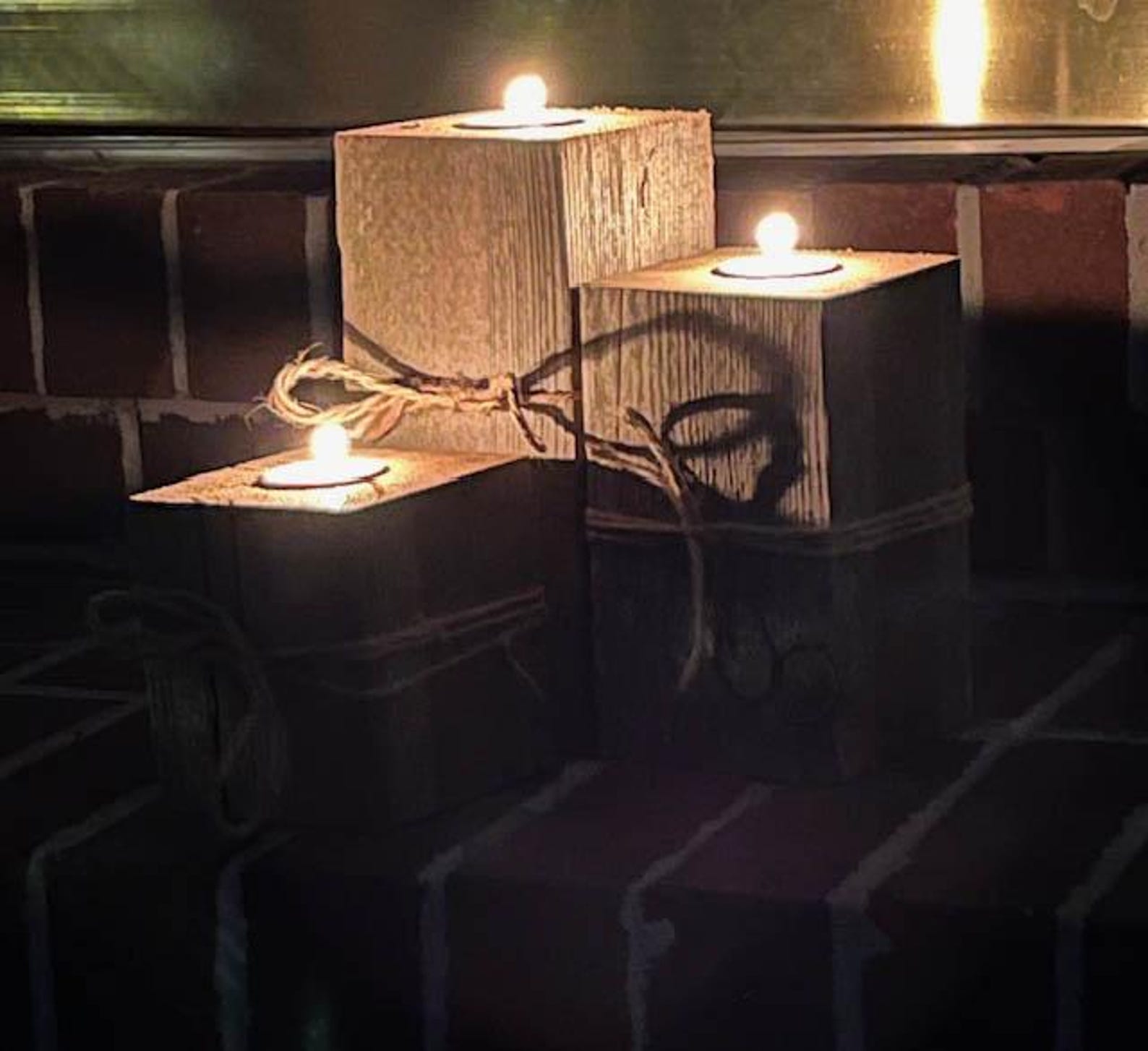 Wood Candles, Rustic, Candles, Wood, Decorations, Reclaimed Wood Candle ...
