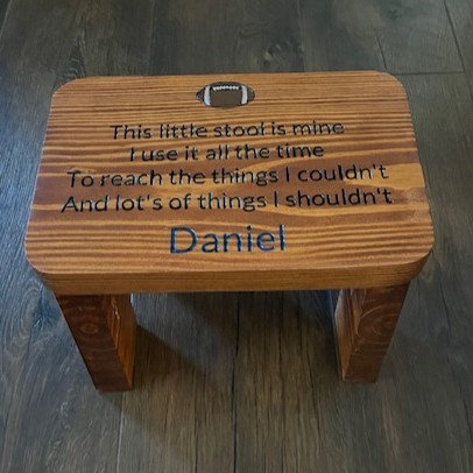 Kids Stool, Toddler Stool, Customizable Stool, Engraved Stool, Bathroom ...