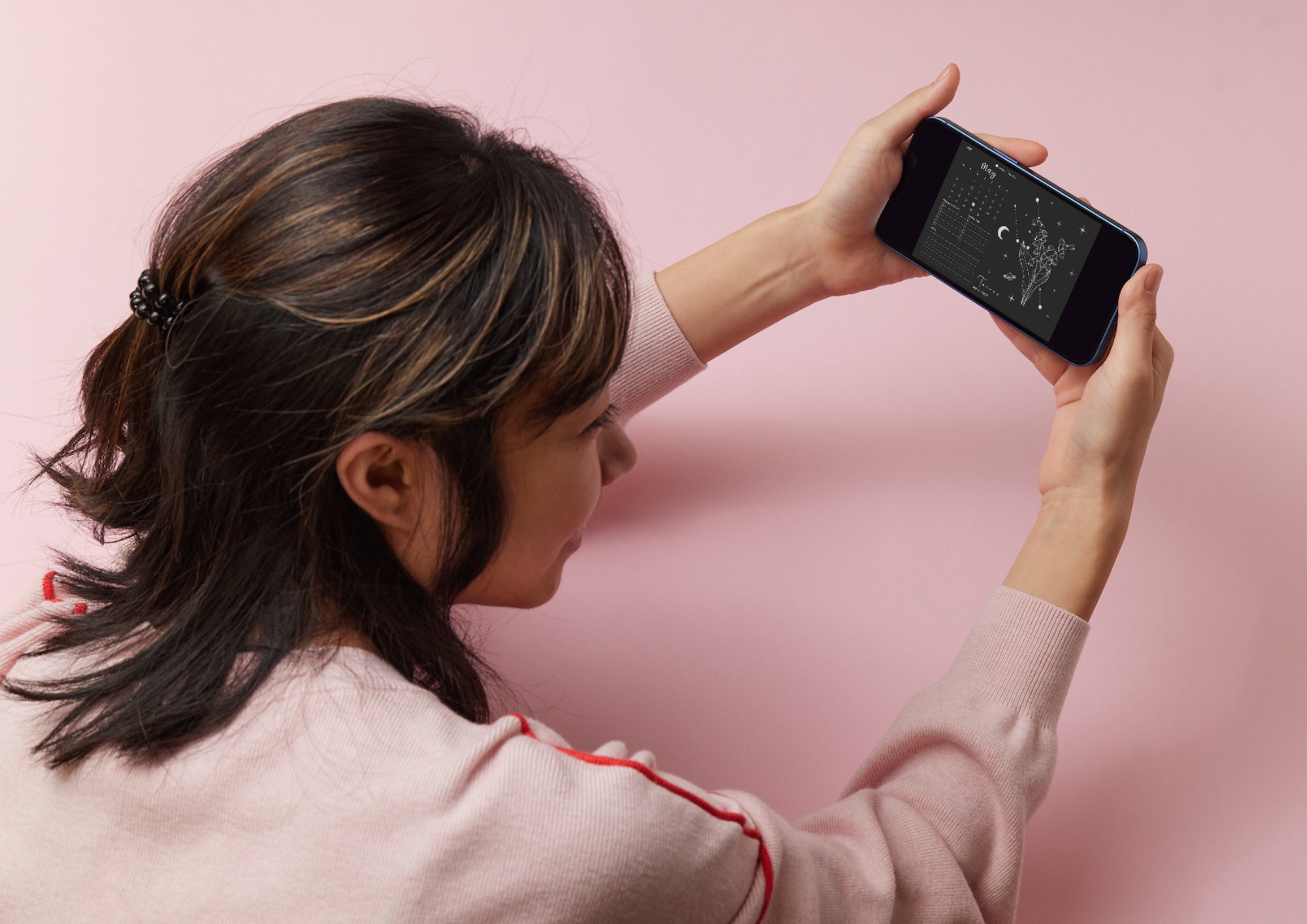 6 Files Bundle Printable Celestial Goddess 2024 Digital Astrological ...