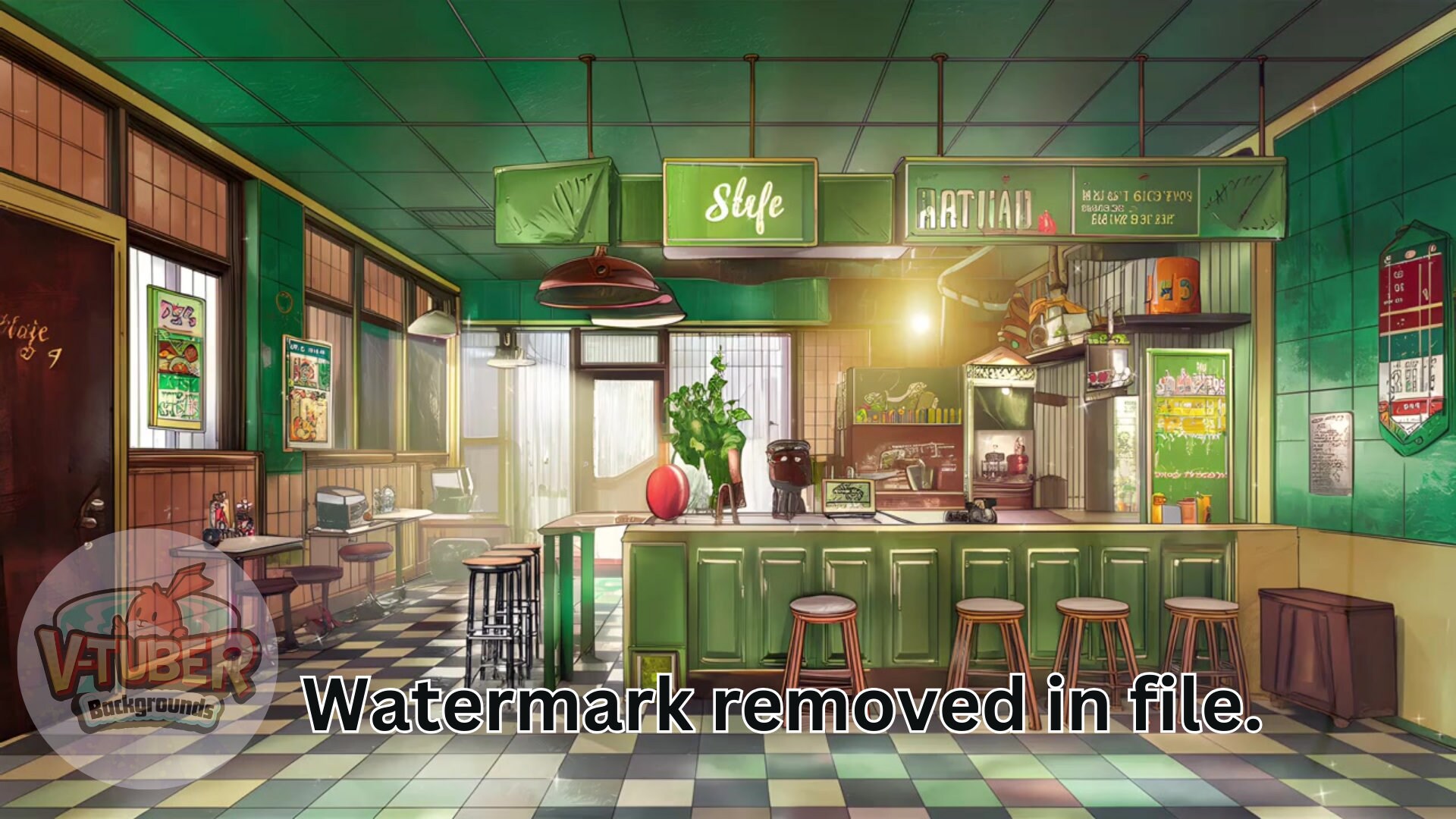 Vtuber Animated Backgrounds | Coffee Shops 7 Video Pack | 4K Lo-fi ...