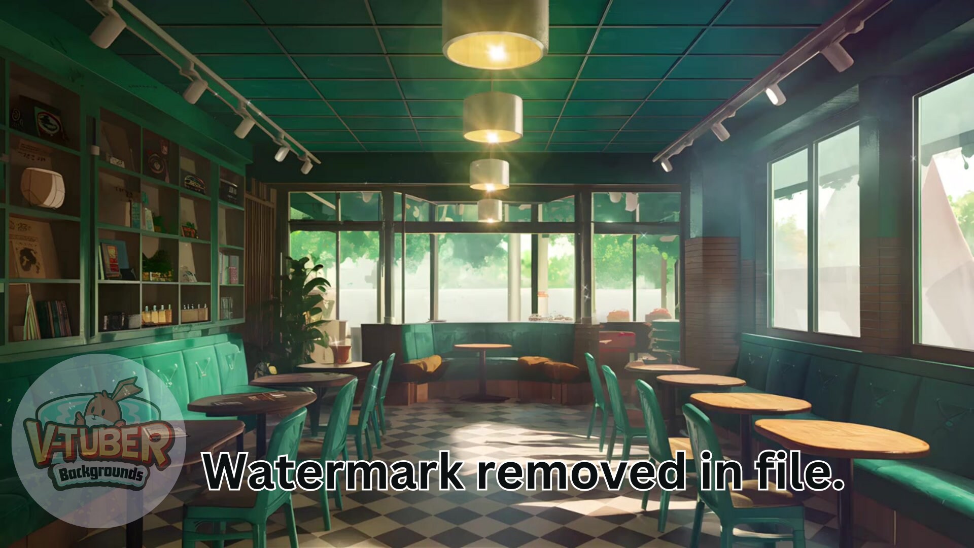 Vtuber Animated Backgrounds | Coffee Shops 7 Video Pack | 4K Lo-fi ...