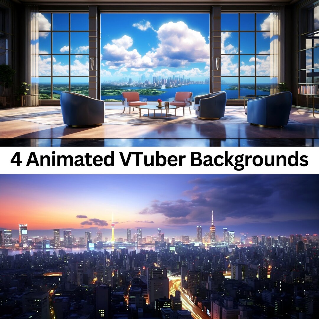 Animated Vtuber Background: Animated Background Backdrops for Live ...