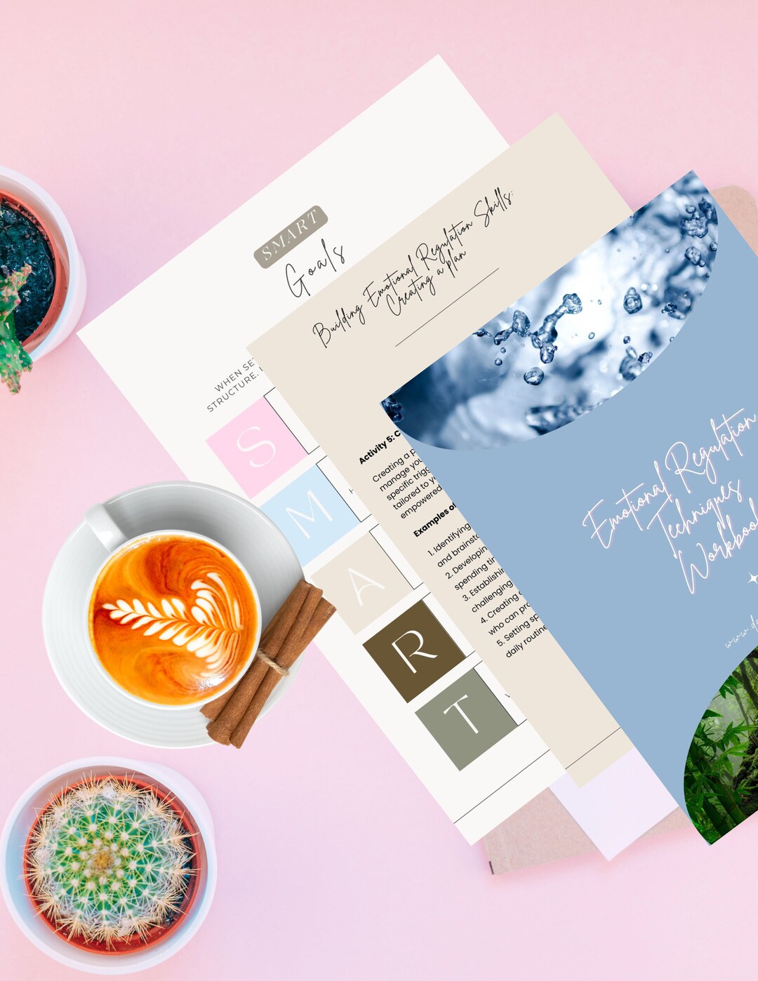 Emotional Regulation Workbook - Mindfulness Techniques, Stress ...