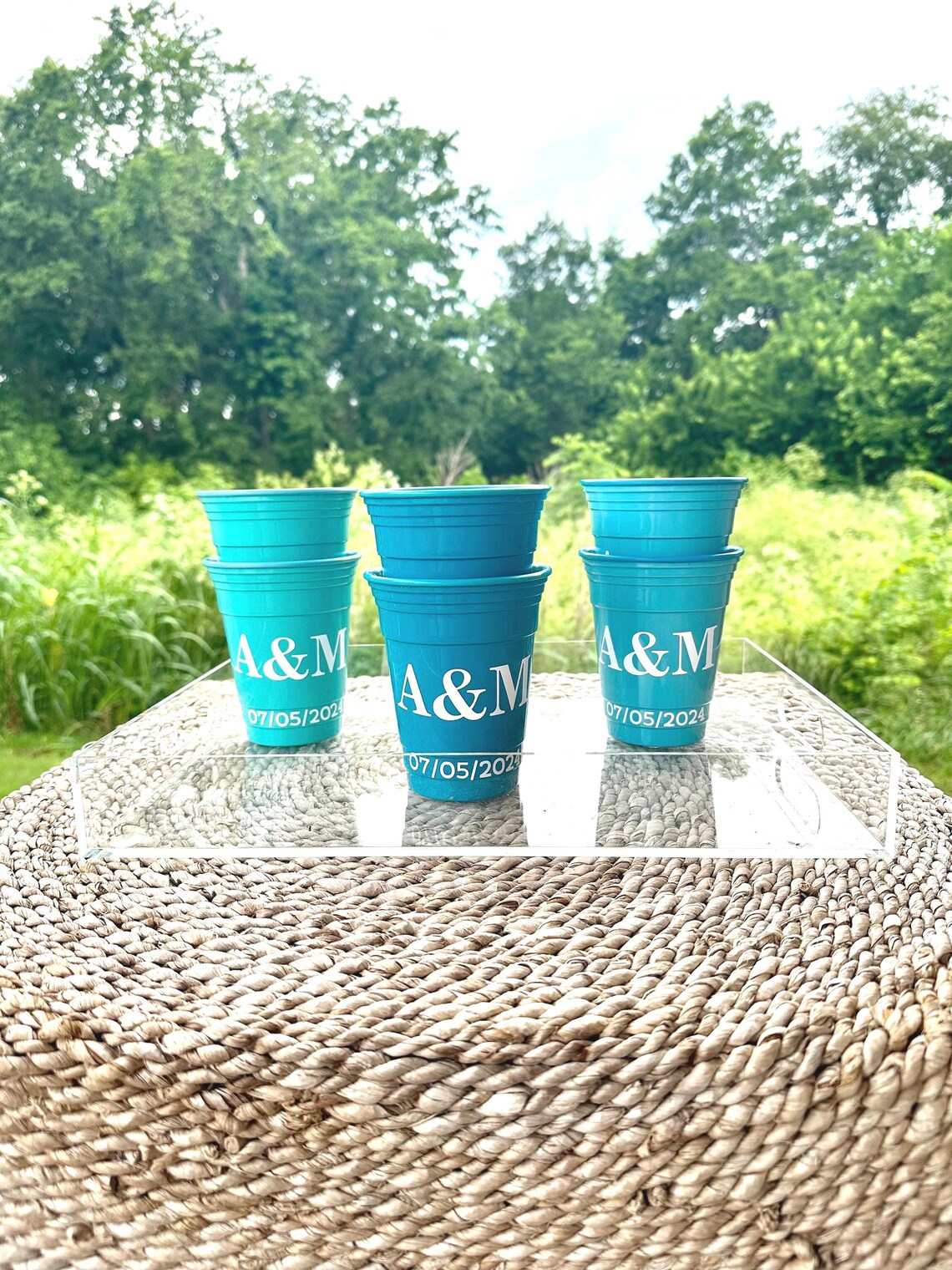 Personalized Reusable Plastic Party Cups Set of 6 Custom Solo Cups - Etsy