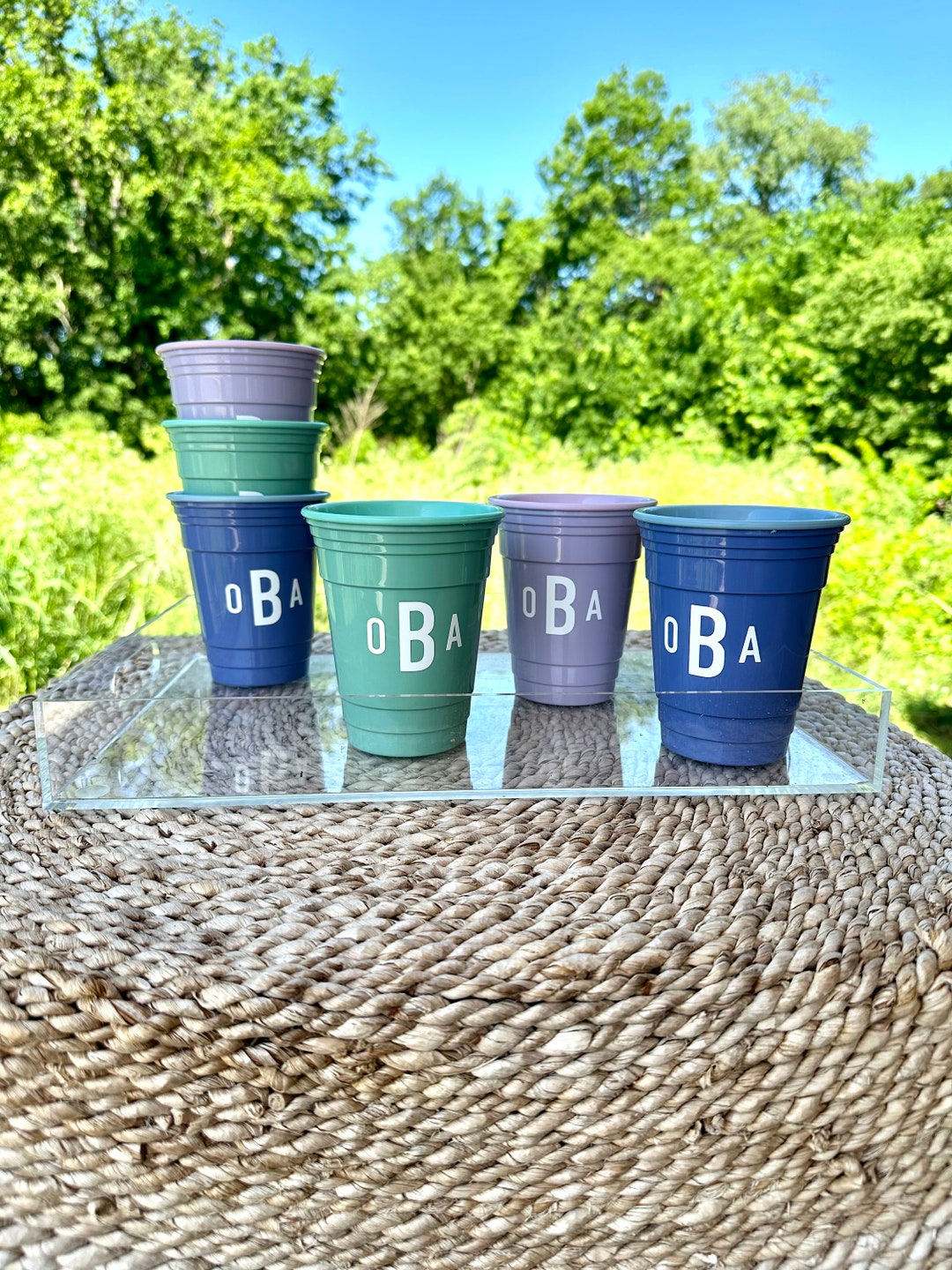 Personalized Reusable Plastic Party Cups 16 Oz Set of 6 - Etsy