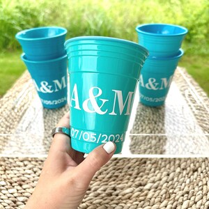 Personalized Reusable Plastic Party Cups Set of 6 Custom Solo Cups - Etsy