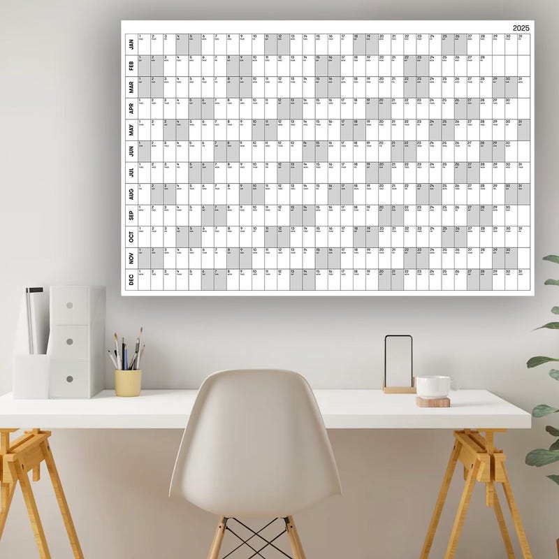 Big Ass Calendar - Etsy