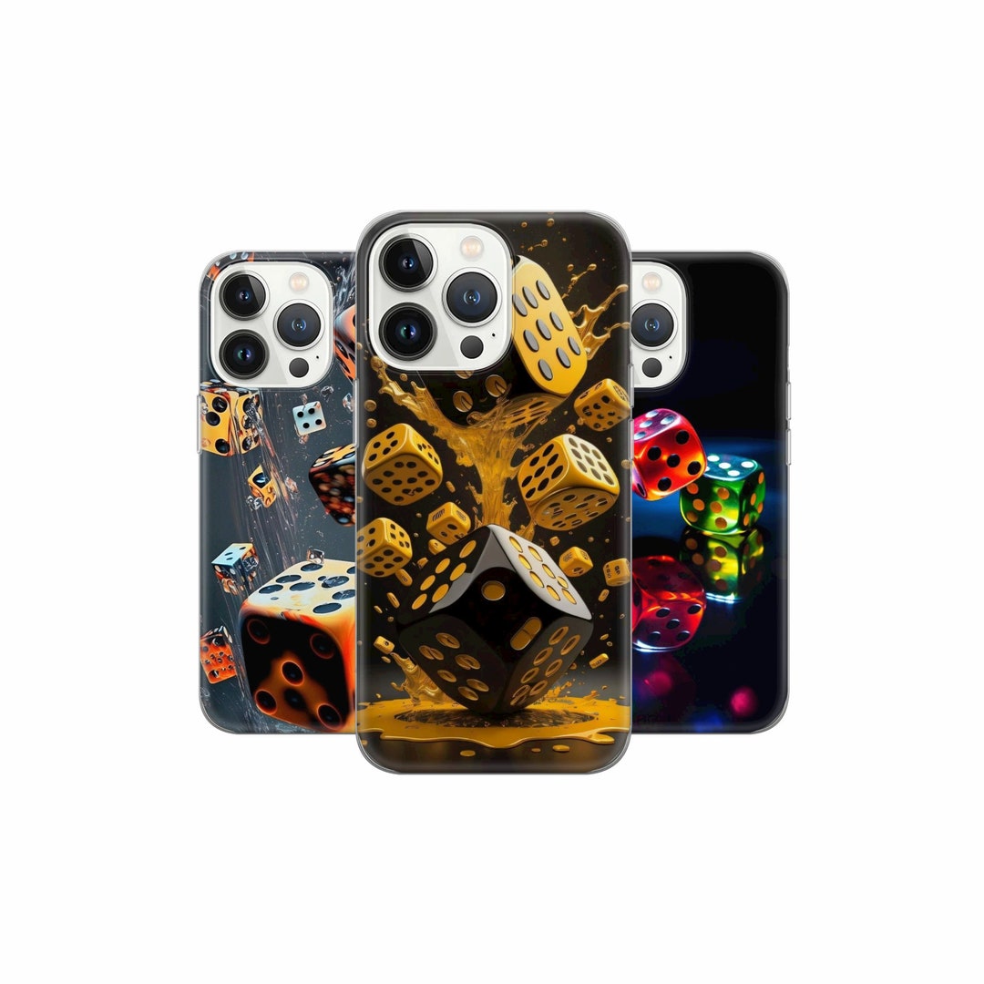 Custom Phone Case Dice Cover for iPhone 15 14 13 12 Pro Xs SE Samsung ...