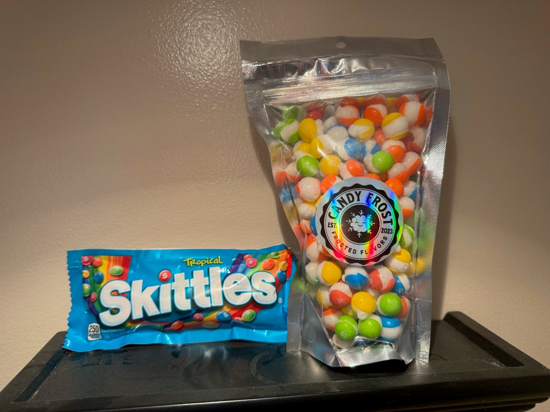 Custom Freeze-dried Tropical Skittles Perfect for Every Celebration 6oz ...