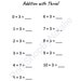 Printable Addition With Three Practice Worksheet - Etsy