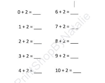 Printable Addition With Three Practice Worksheet - Etsy