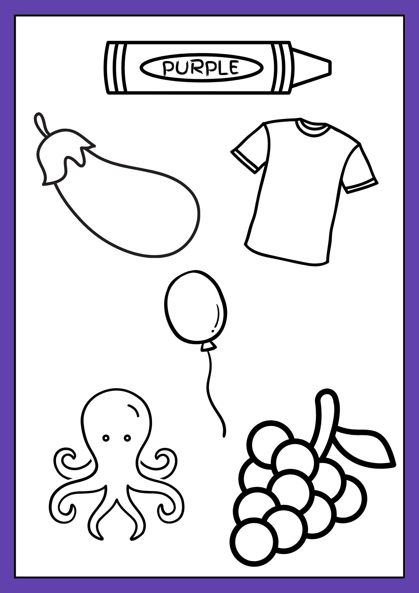 Color Activity Sheets for Kids and Toddlers Learn Colors - Etsy