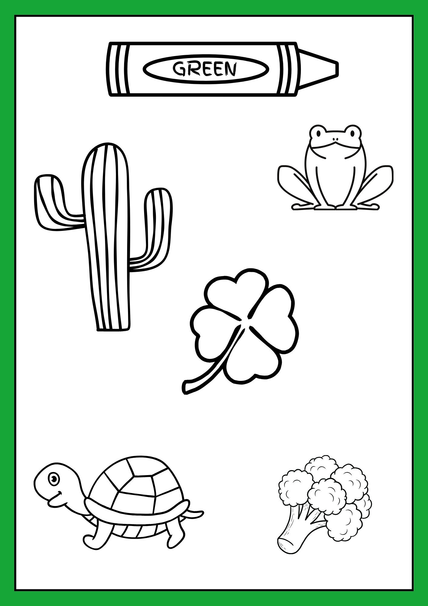 Color Activity Sheets for Kids and Toddlers Learn Colors - Etsy