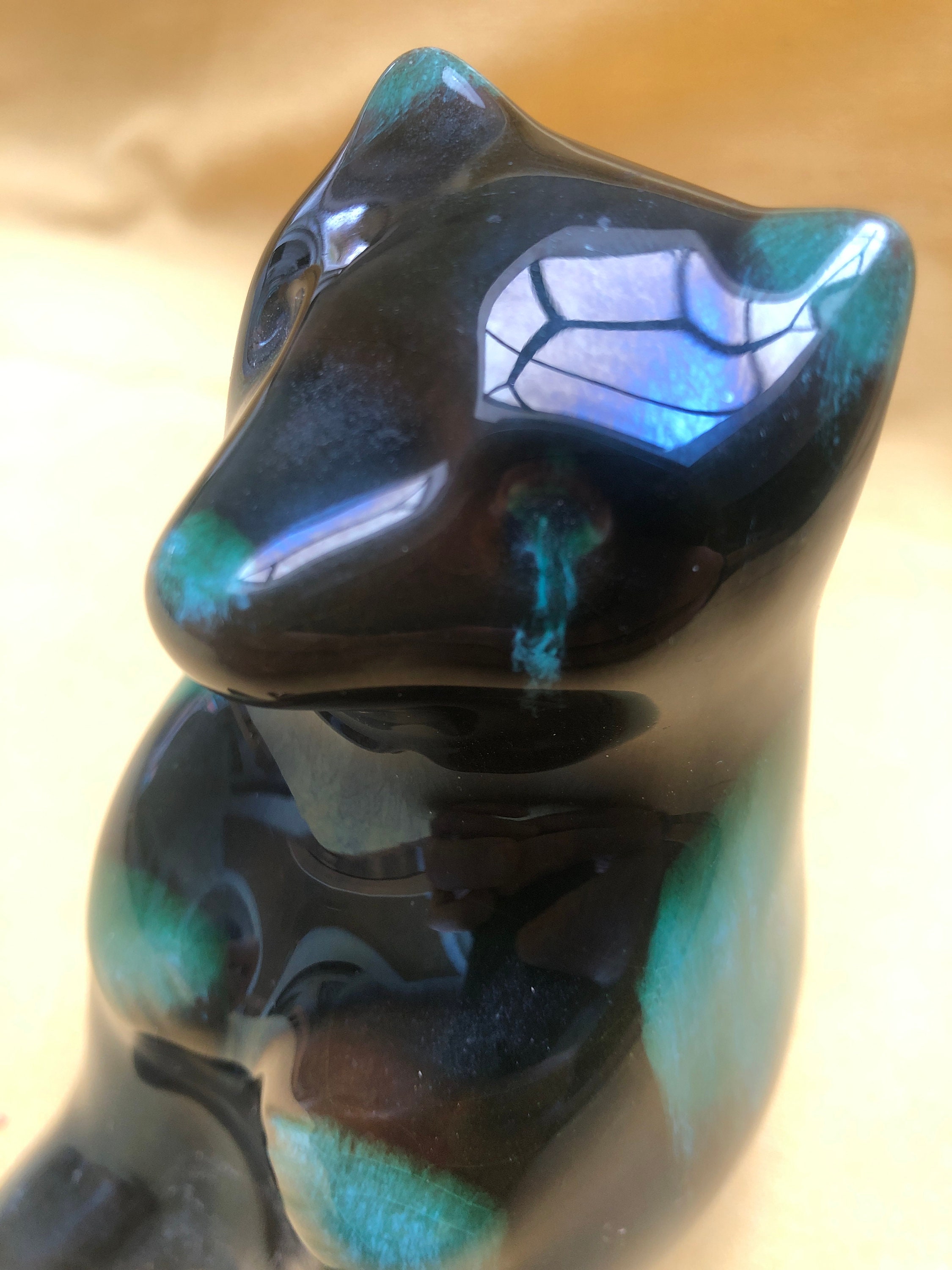 Blue Mountain Pottery Style Seated Bear - Etsy