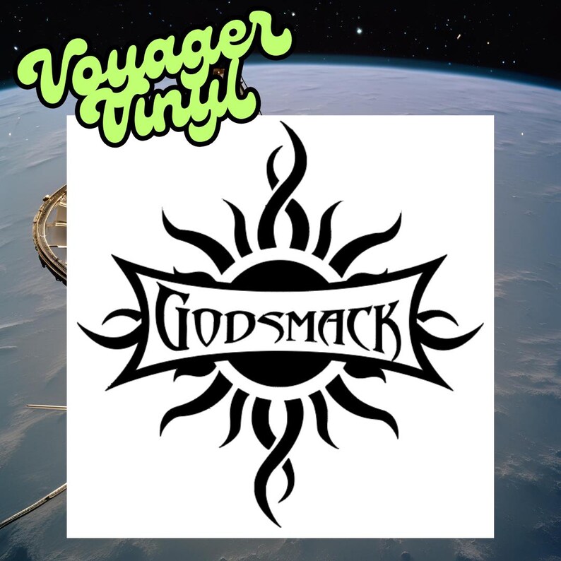 Godsmack Logo metal Band Premium Vinyl Decal Permanent Adhesive or Iron ...