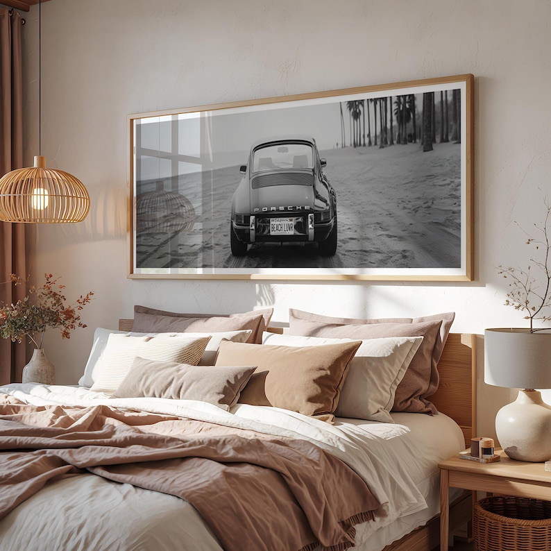 Porsche 911 Poster Framed Horizontal Landscape 3x1 | Canvas + Frame ...