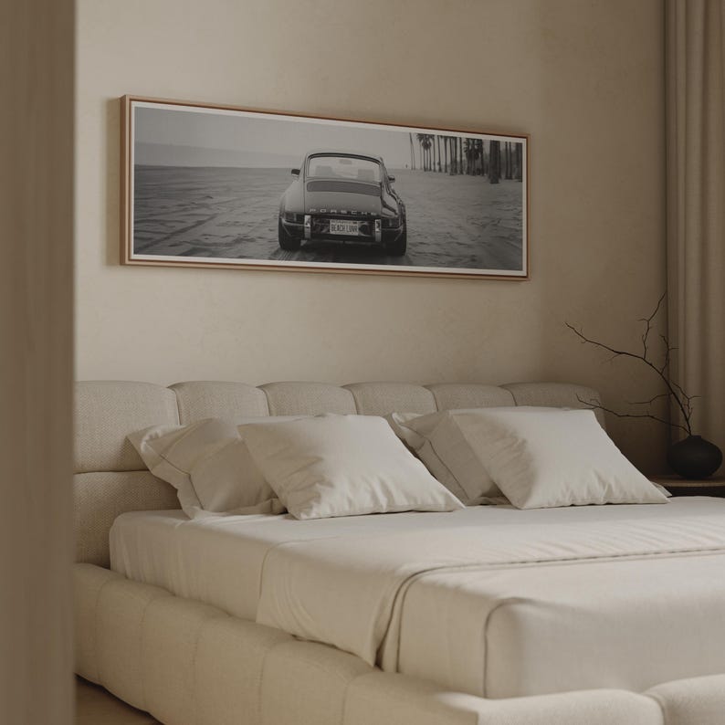 Porsche 911 Poster Framed Horizontal Landscape 3x1 | Canvas + Frame ...