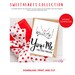 Sweethearts Collection: Printable Valentine's Day Cards Instantly Yours ...
