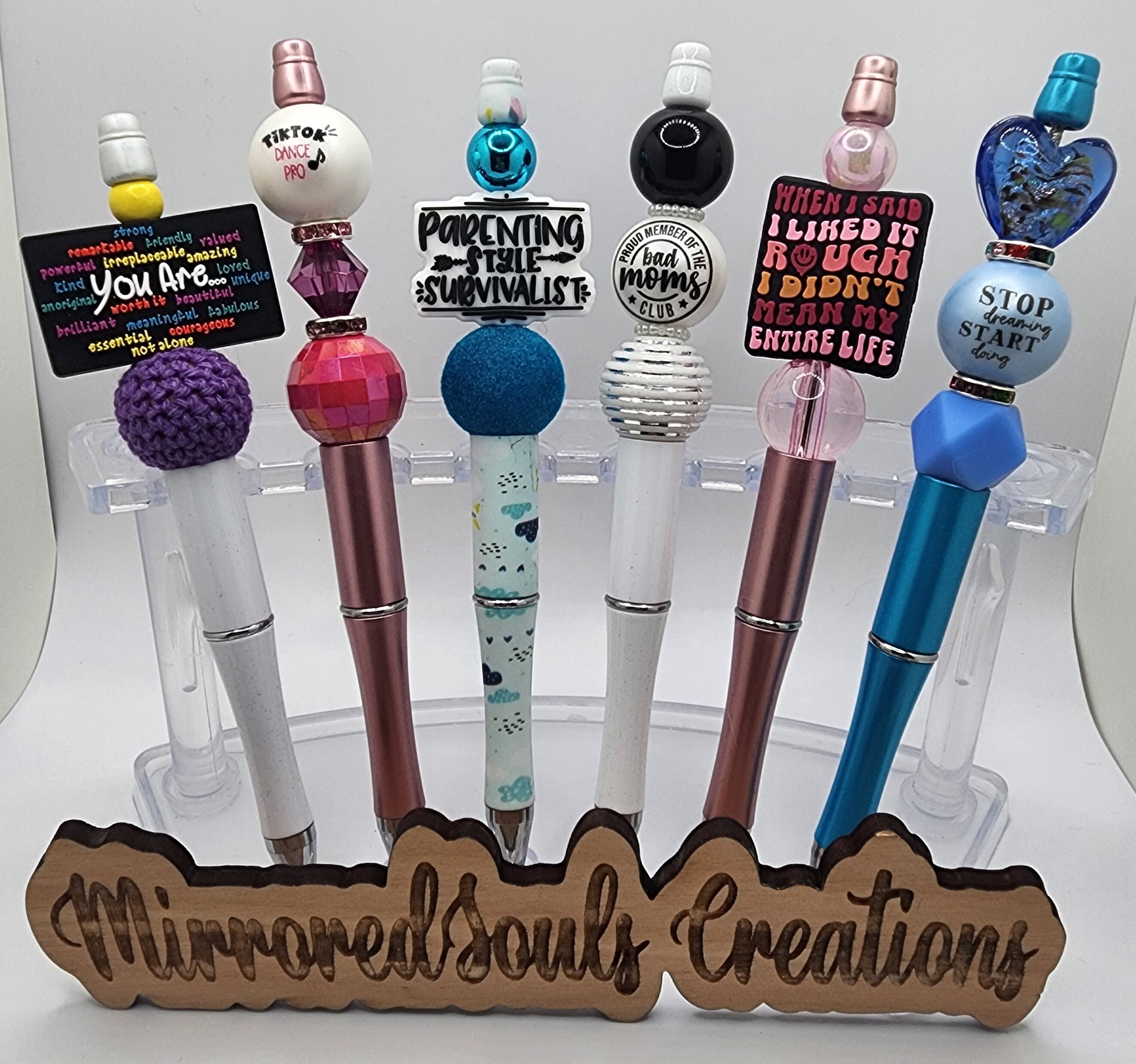 Poop Emoji Pen Anti Social Pen Sarcastic Pens Unique Beaded Pens Pens ...