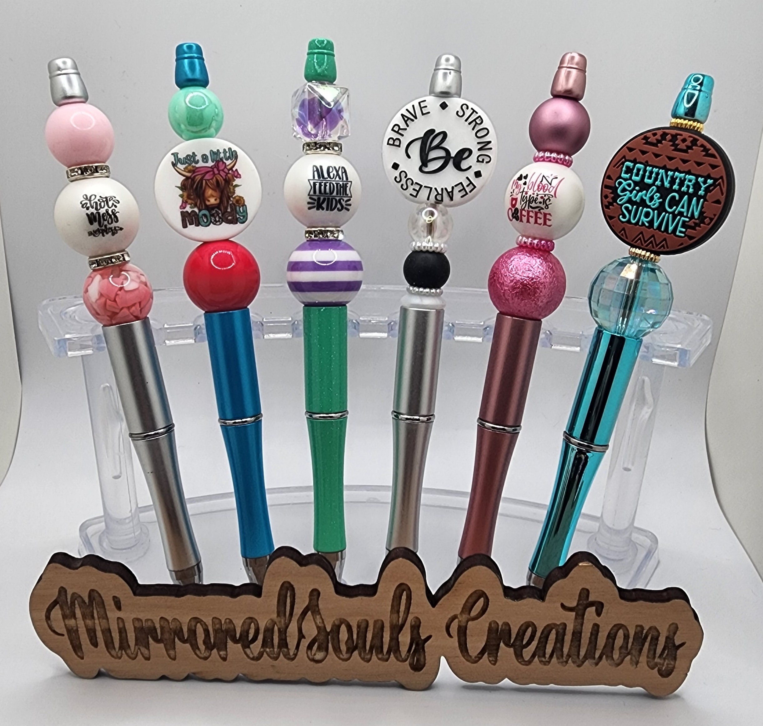 Poop Emoji Pen Anti Social Pen Sarcastic Pens Unique Beaded Pens Pens ...