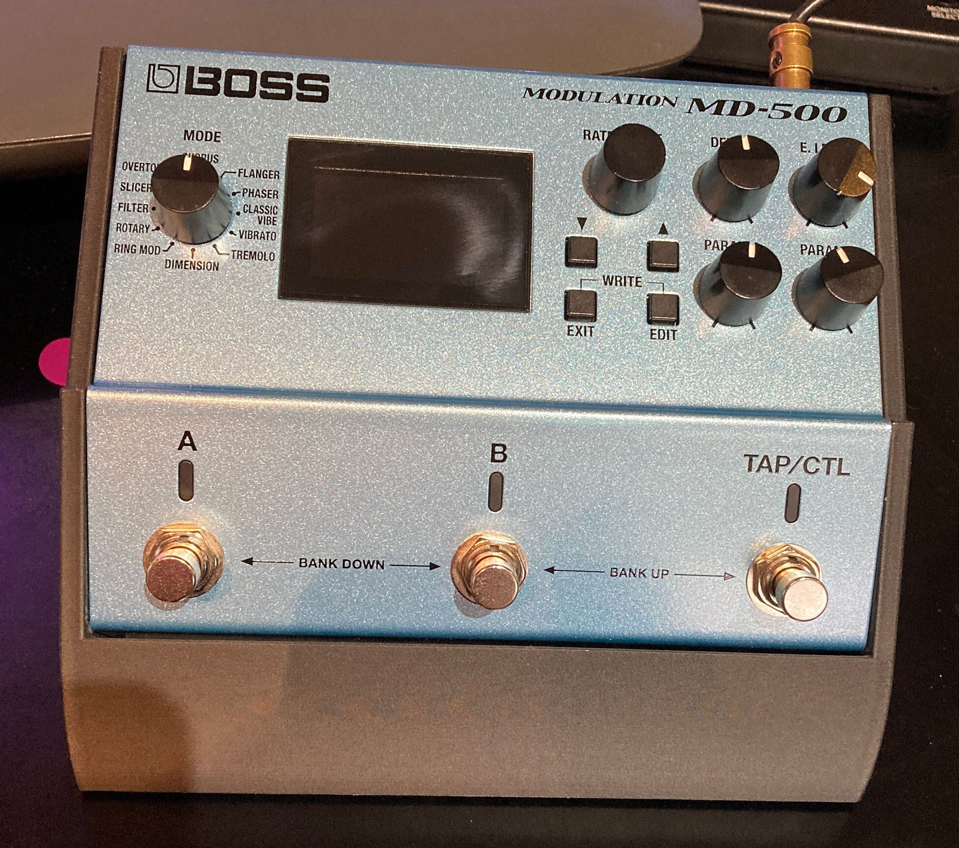 Boss 500 Series Pedal Stand 3d Printed Black Finish With Side Walls - Etsy