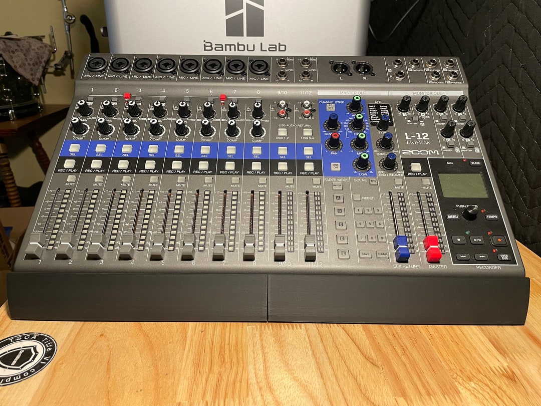 Mixer / Pedalboard Tabletop Stand - 3d Printed - Black W/non-abrasive ...