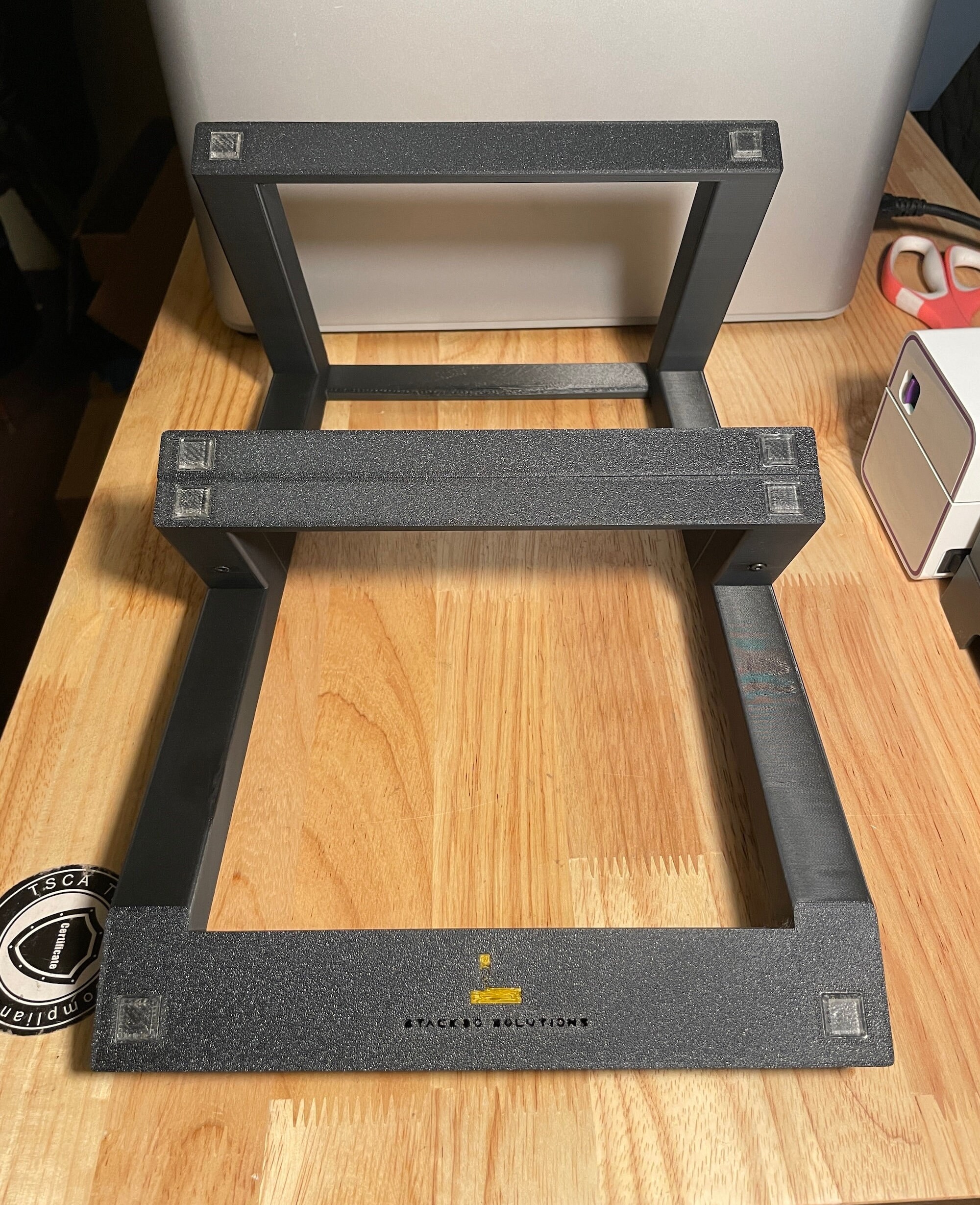 Tascam Model 12 Mixer Tabletop Stand 3d Printed Black W/non-abrasive ...