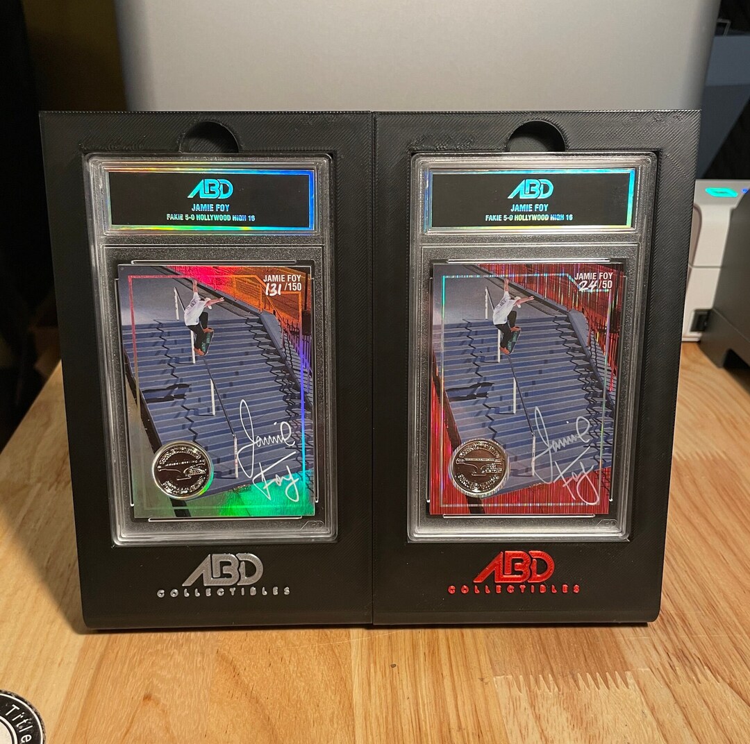 3d Printed ABD Collectibles Card Stand - Etsy
