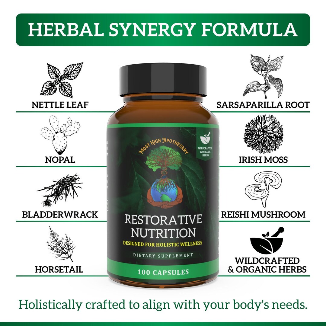 Restorative Nutrition: Herbal Synergy Formula Designed for Holistic ...