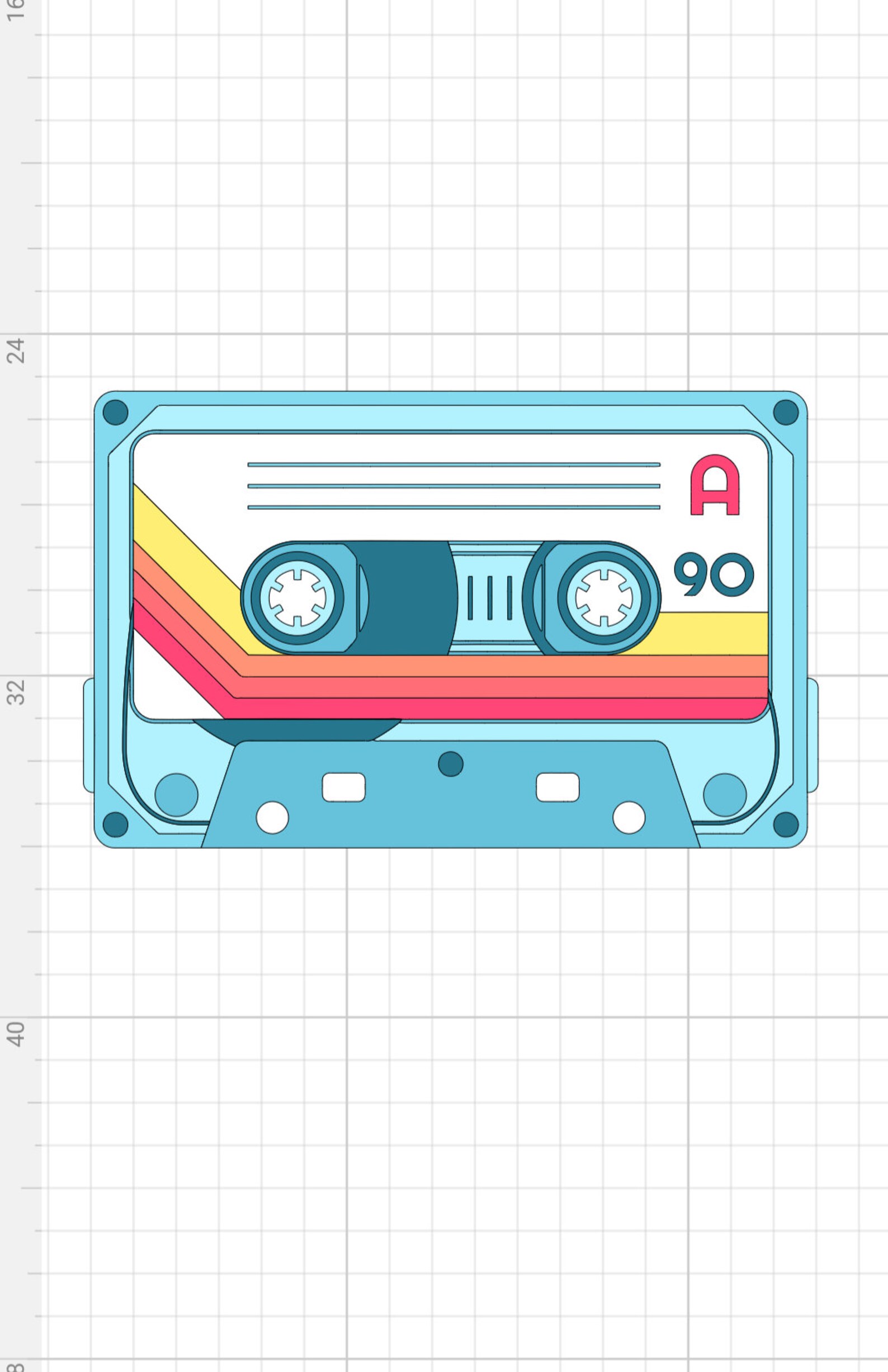 Cassette Clipart 8 Svg 9 Png 9 Pdf 9 Jpg 80s 90s Retro Tapes Hi ...