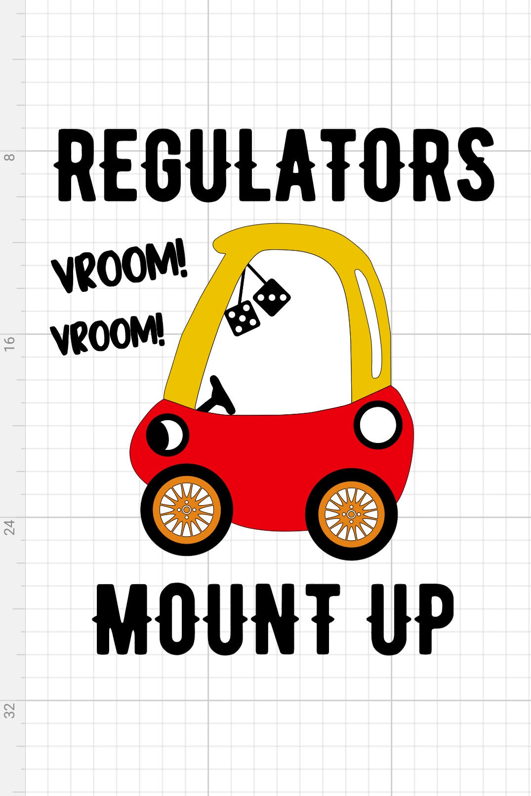Funny Regulators Svg Png Pdf Mount up Rap Hip Hop Baby Toddler Kids ...