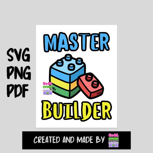 Master Builder Svg - Etsy