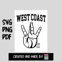 East Side Gang Sign SVG Cut File - Etsy Canada