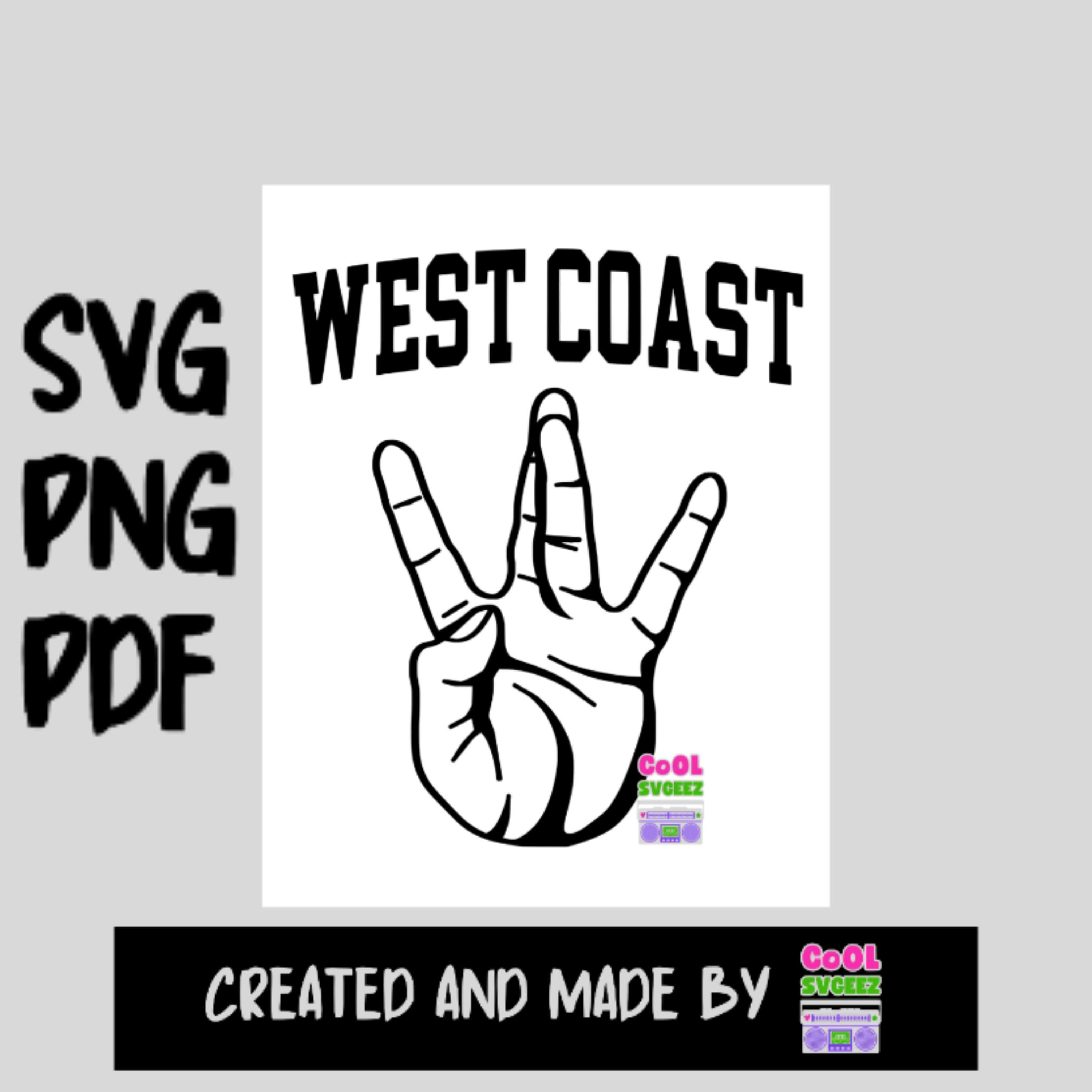 West Side Finger Logo Westside Hand Sign Png Etsy Nederland