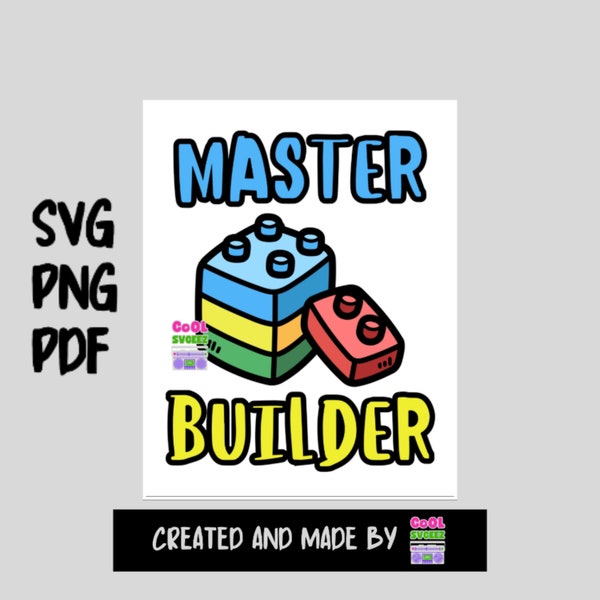 Master Builder Svg - Etsy