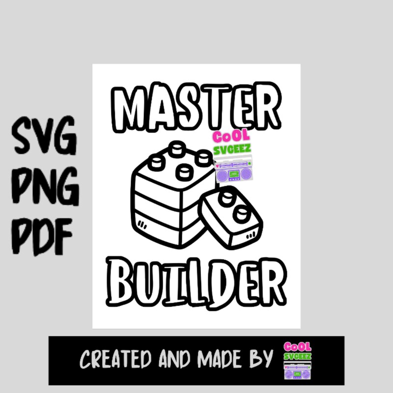 Master Builder Svg - Etsy