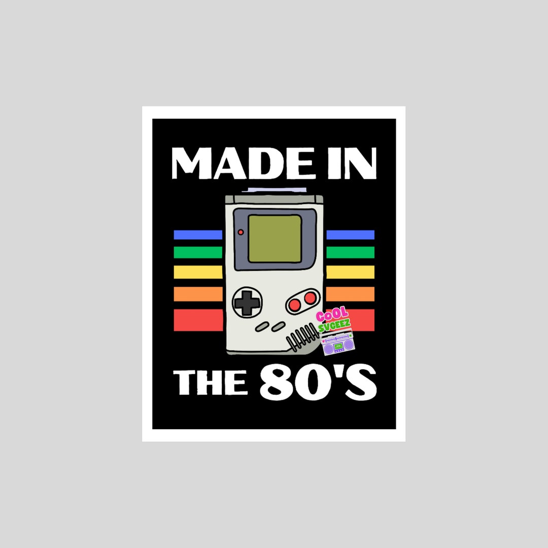 Made in 80s Svg Png Pdf 1980s 8bit Video Game Retro Tshirts Hoodies ...