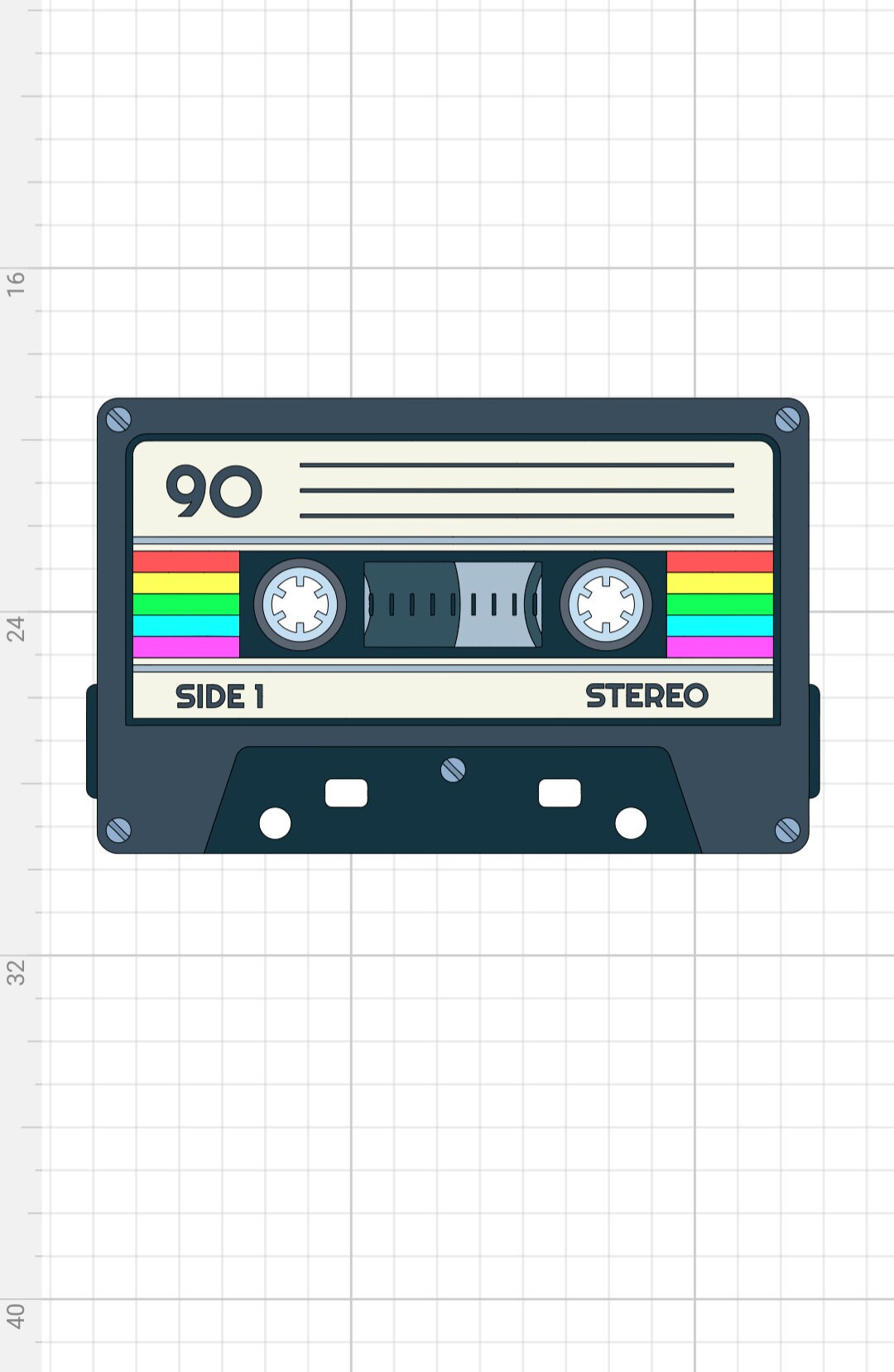 Cassette Clipart 8 Svg 9 Png 9 Pdf 9 Jpg 80s 90s Retro Tapes Hi ...