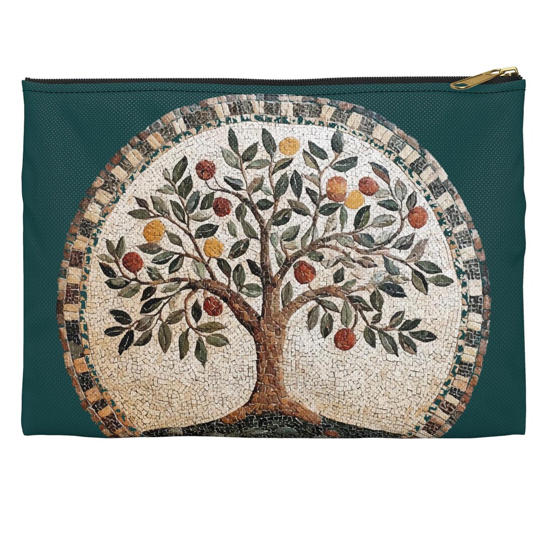 Tree of Life Accessory Pouch, Shabbat Shalom Tallit Bag, Pouch for ...