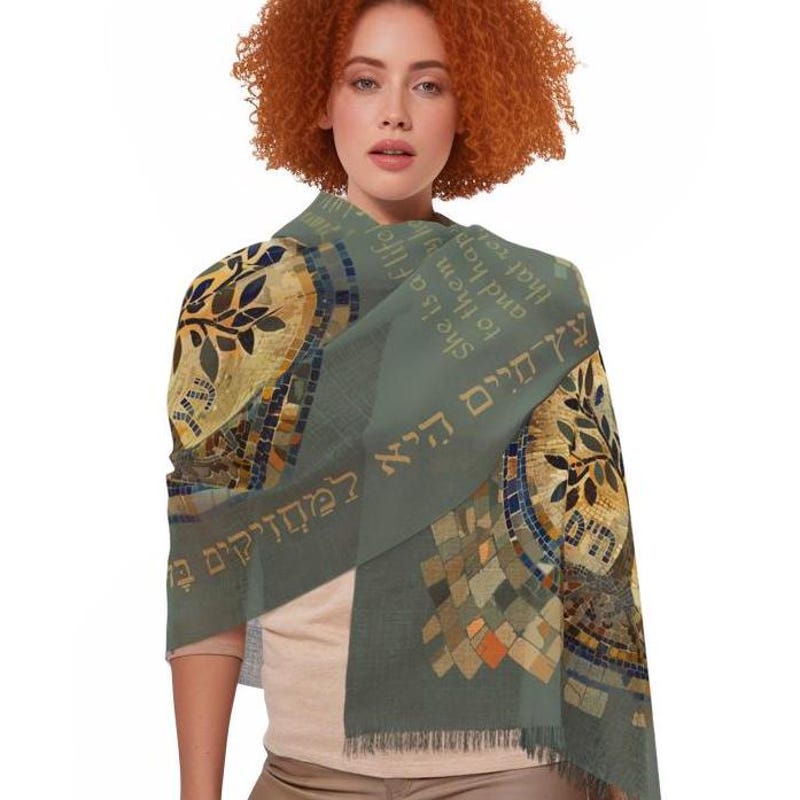 Hebrew Scarf - Etsy