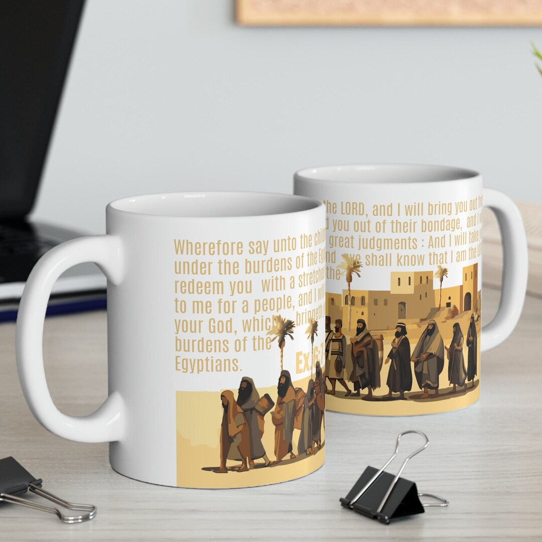 Passover Exodus From Egypt Seder Pesach White Mug 11 Oz - Etsy