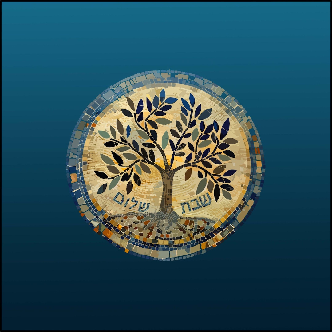 Tree of Life Polyester Fabric Piece for Sewing and Quilting, Inspired ...