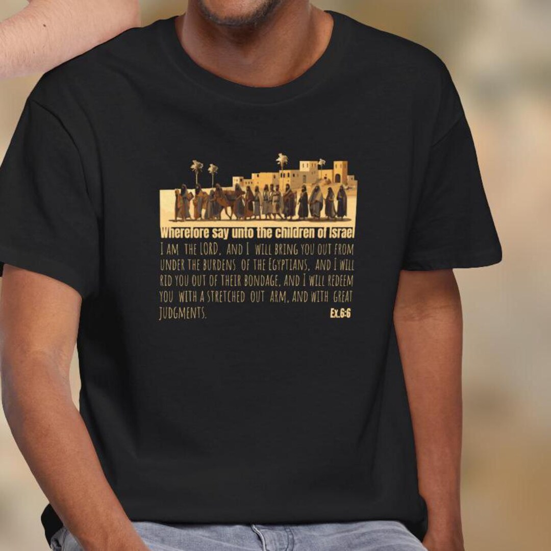 Passover Tee Shirt, Exodus From Egypt, Jewish Seder Pesach Gift ...