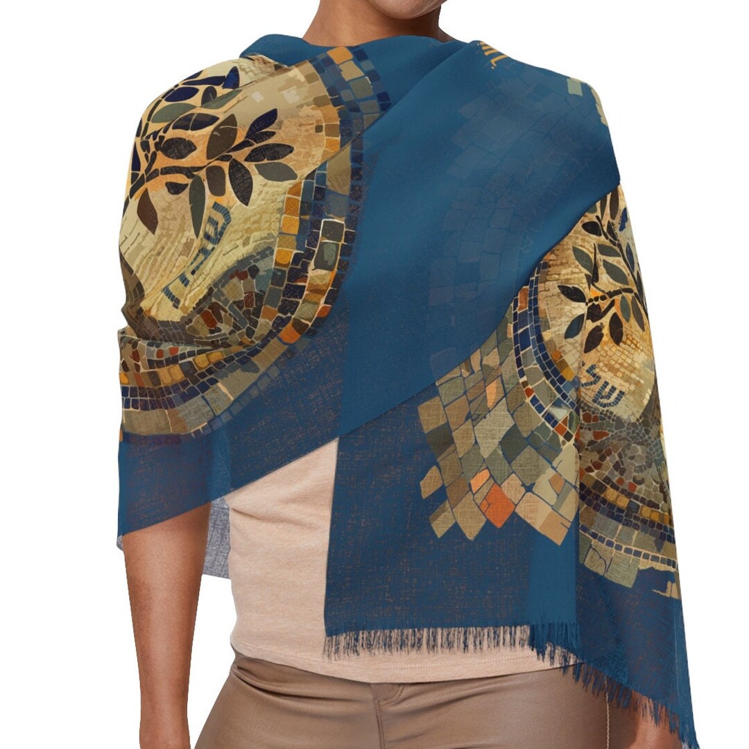 Tree of Life Light Scarf Gift, Shabbat Shalom, Design Inspired by ...