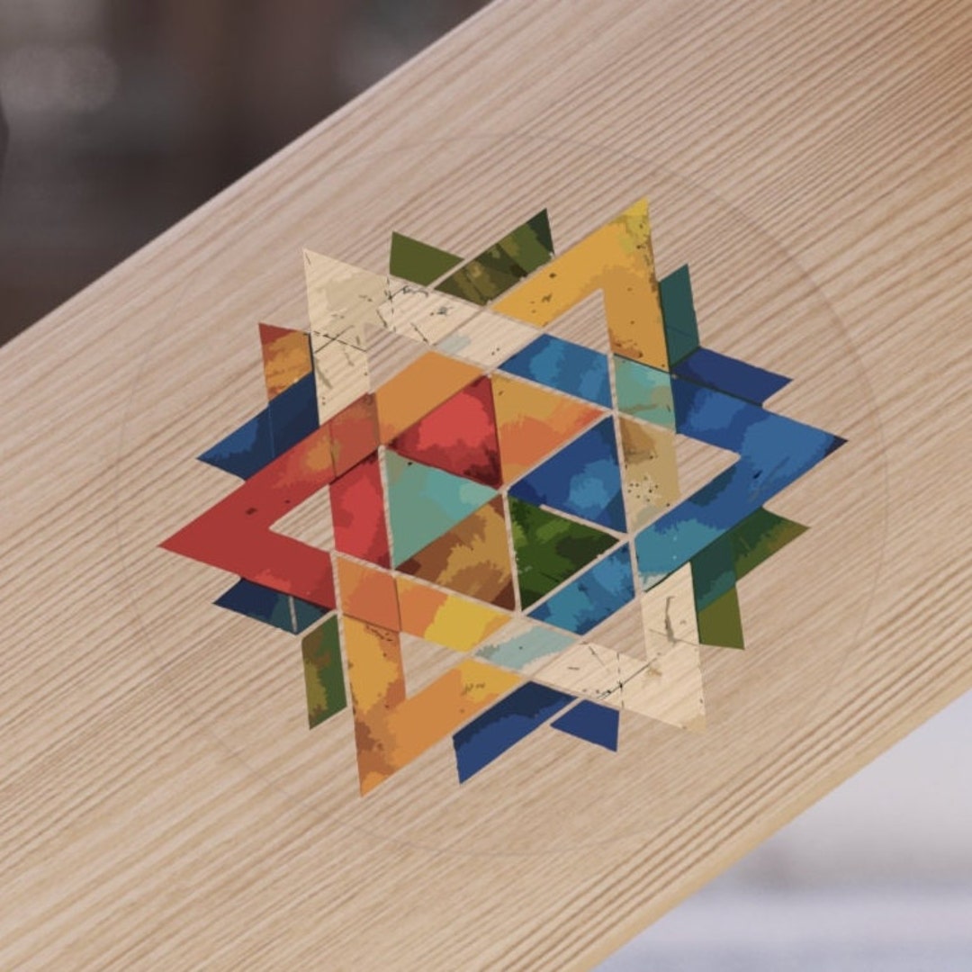 Jewish Star of David Transparent Sticker, Back to Jewish School, Torah ...